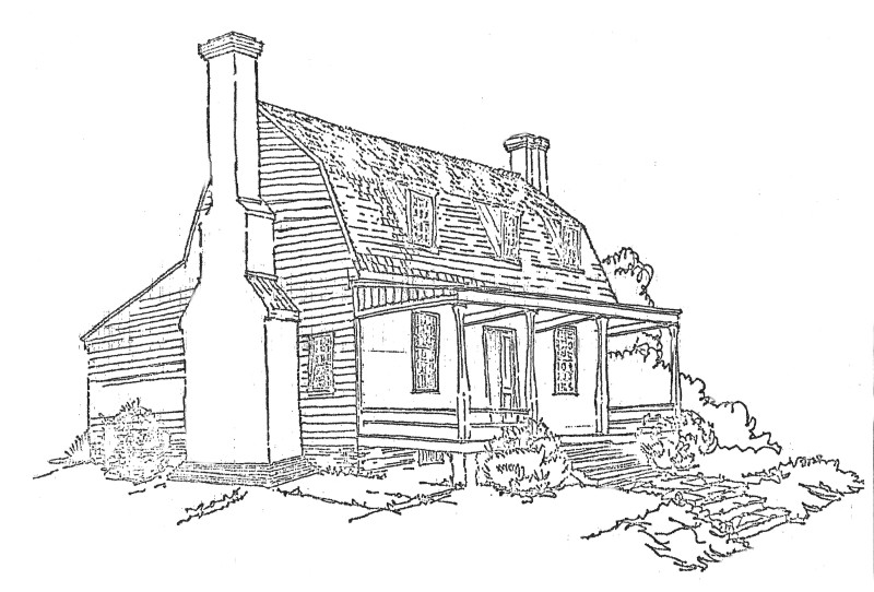 old house coloring pages